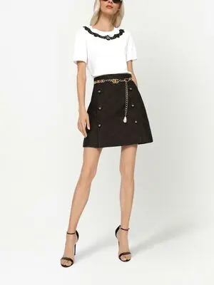 Dolce & Gabbana Jacquard Miniskirt