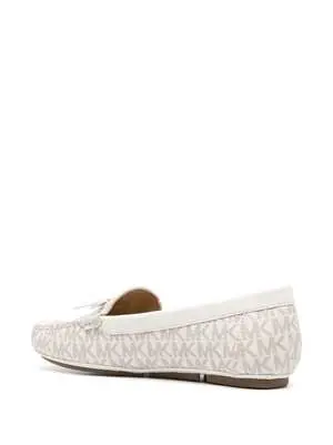 Michael Kors Juliette Monogram-jacquard Moccasins