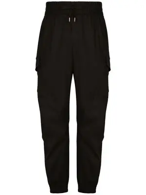 Dolce & Gabbana Logo-tag Cargo Trousers - Blue