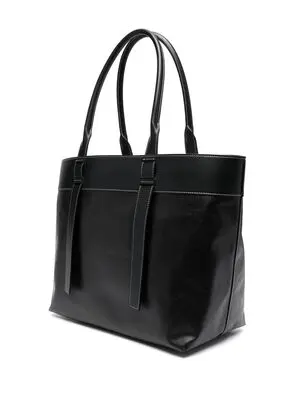 GANNI Smiley-print Tote Bag