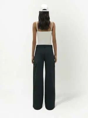 COURREGES High-waisted Wide-leg Trousers