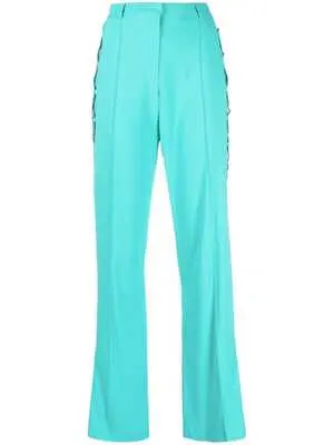 Giuseppe Di Morabito Lace-up Detail Straight-leg Trousers - Blue