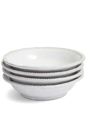 SOHO HOME Hillcrest Pasta Bowl Set - White