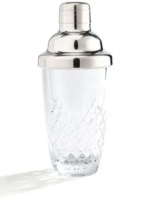 SOHO HOME Barwell Crystal Martini Shaker - Neutrals