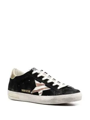 GOLDEN GOOSE Super-star Low-top Sneakers - Black
