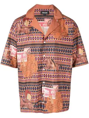 Ahluwalia Graphic-print Short-sleeve Shirt