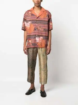 Ahluwalia Graphic-print Short-sleeve Shirt
