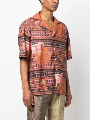 Ahluwalia Graphic-print Short-sleeve Shirt