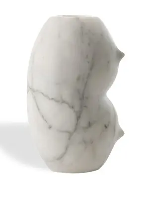 BLOC STUDIOS Clelia Sculpted Marble Vase