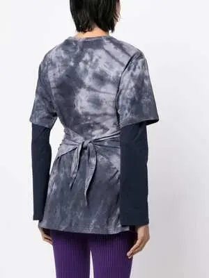 GROUND ZERO Tie-dye Long-sleeve T-shirt