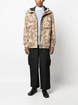 Calvin Klein Technical Windbreaker Jacket - Neutrals