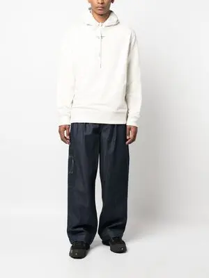 Calvin Klein Cotton Hoodie With Logo - White