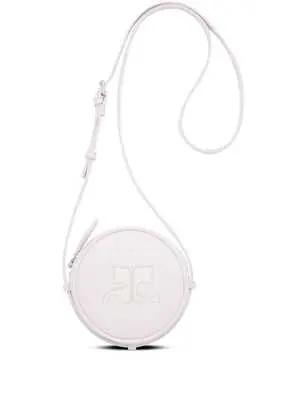 COURREGES Reedition Circle Leather Bag - Pink