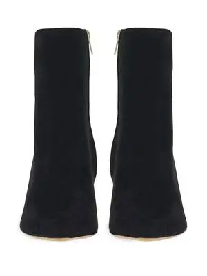 FERRAGAMO 70mm Pointed Toe Boots - Black