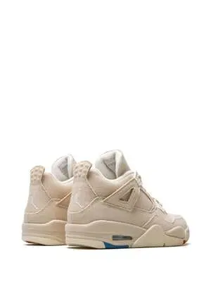 JORDAN Air 4 Canvas Sneakers - Neutrals