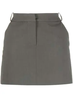 0711 TBILISI Wool-blend Mini Skirt
