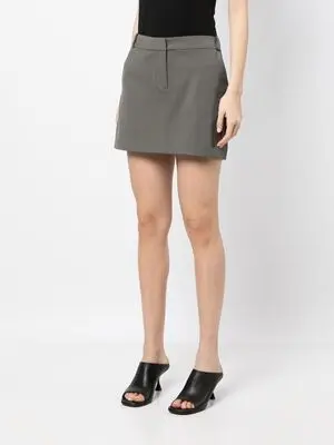 0711 TBILISI Wool-blend Mini Skirt