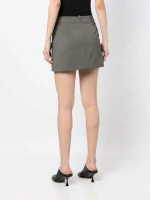 0711 TBILISI Wool-blend Mini Skirt