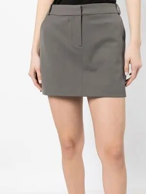 0711 TBILISI Wool-blend Mini Skirt