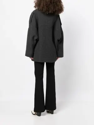 0711 TBILISI Oversized Wool-blend Shirt Jacket