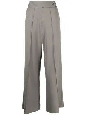 0711 TBILISI Seamed Wide-leg Trousers