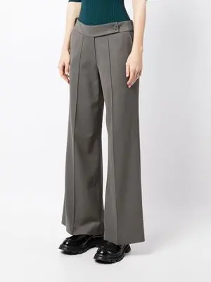0711 TBILISI Seamed Wide-leg Trousers