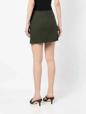 0711 TBILISI Virgin Wool-cashmere Mini Skirt