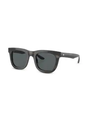 Giorgio Armani Tinted-lens Square-frame Sunglasses - Grey