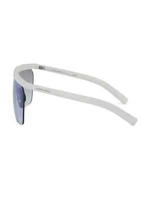 Giorgio Armani Logo-print Shield-frame Sunglasses