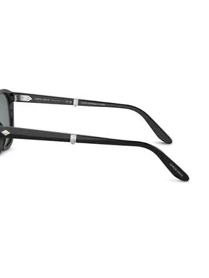 Giorgio Armani Logo-print Round-frame Sunglasses