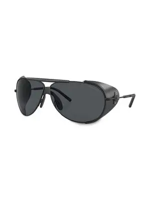 Giorgio Armani Double-bridge Aviator Sunglasses