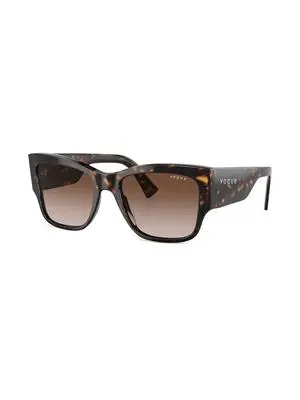 VOGUE EYEWEAR Tortoiseshell Square Frame Sunglasses - Brown