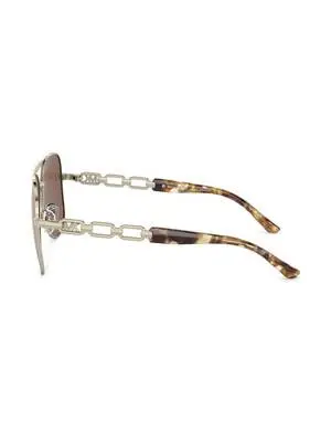 Michael Kors Pilot-frame Mirrored Sunglasses