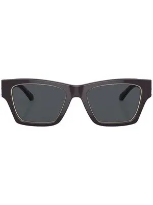 Tory Burch Wayfarer Frame Sunglasses - Red