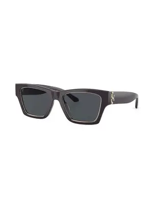 Tory Burch Wayfarer Frame Sunglasses - Red