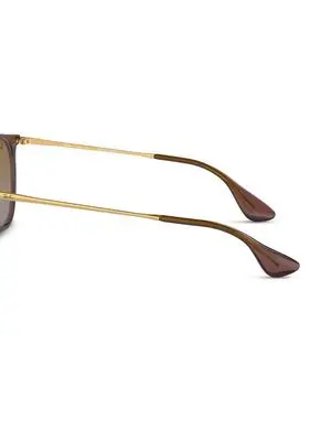 Ray-ban Erika Round-frame Sunglasses - Brown