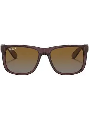 Ray-ban Justin Rectangular Sunglasses - Brown