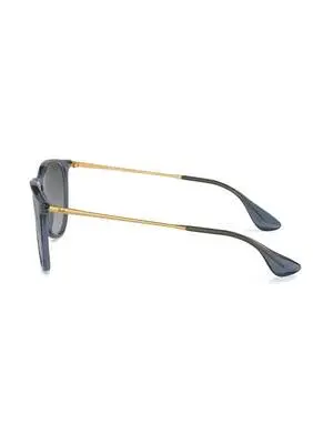 Ray-ban Erika Round-frame Sunglasses - Blue