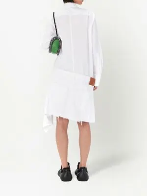 JW Anderson Distressed-finish Asymmetric Shirtdress