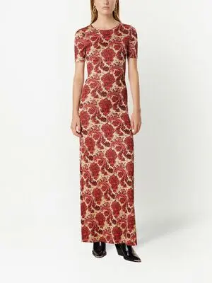 Rabanne Paisley-print Maxi Dress