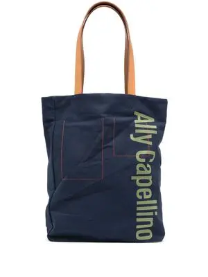 ALLY CAPELLINO Logo-print Tote Bag