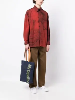 ALLY CAPELLINO Logo-print Tote Bag