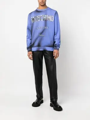 Moschino Print Crewneck Sweatshirt
