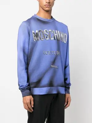 Moschino Print Crewneck Sweatshirt