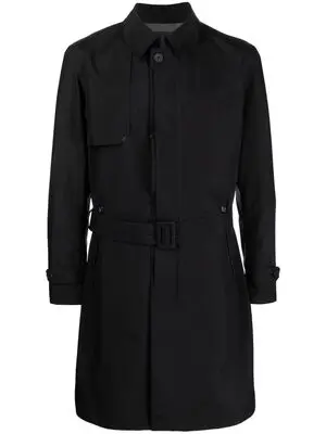 Herno Belted Waist Coat - Black