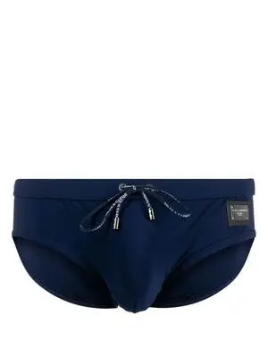 Dolce & Gabbana Essentials High-cut Swim Trunks - Blue