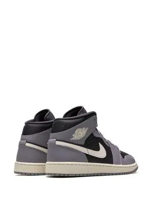 JORDAN Air 1 Mid Cement Sneakers - Grey