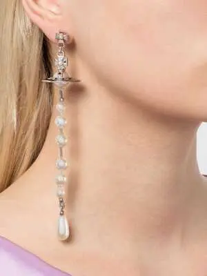 VIVIENNE WESTWOOD Pearl Drop Orb Earrings