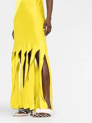 Stella McCartney Fringe-hem Sleeveless Dress