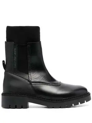Calvin Klein High-ankle Leather Chelsea Boots